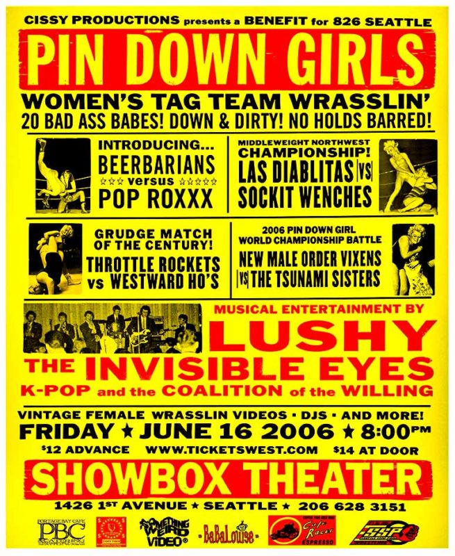 Pin Down Girls Posters